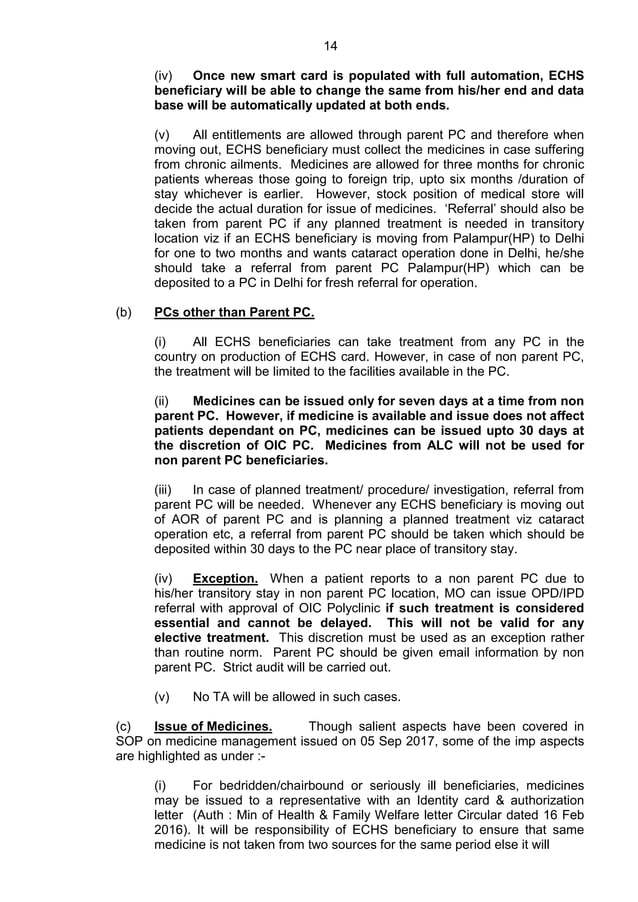 Ex servicemen welfare scheme | PDF