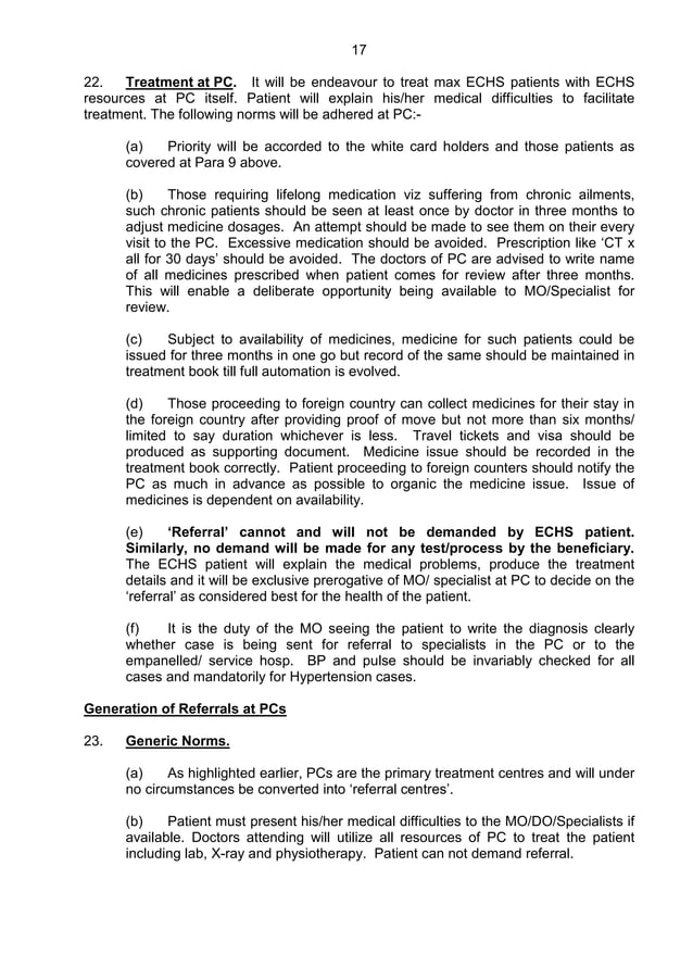 Ex servicemen welfare scheme | PDF