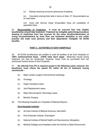 Ex servicemen welfare scheme | PDF