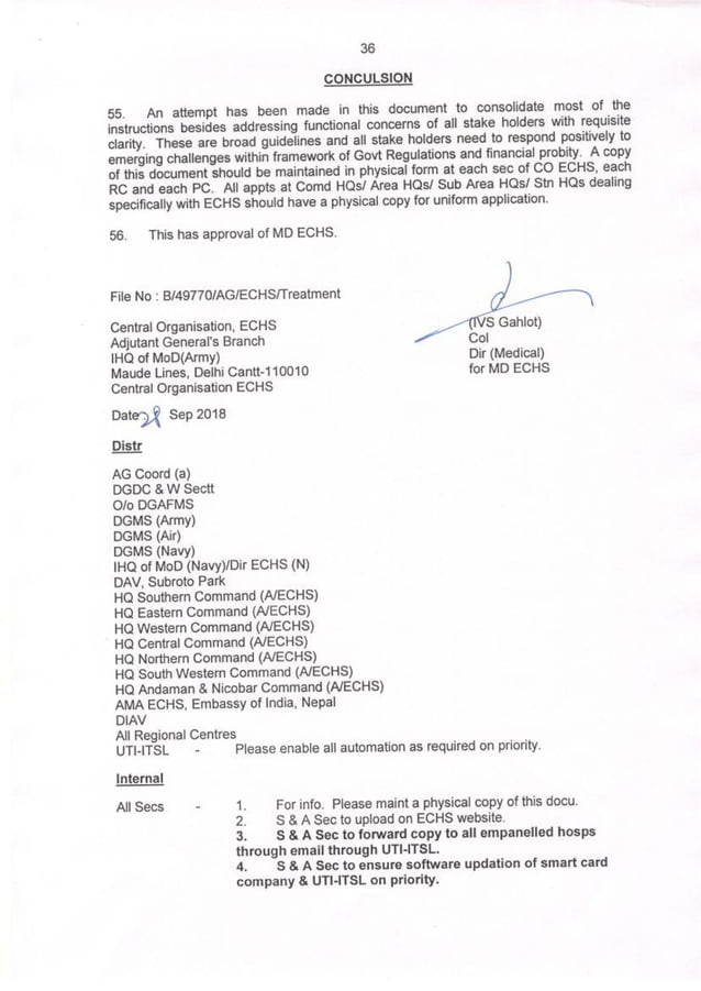 Ex servicemen welfare scheme | PDF