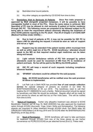 Ex servicemen welfare scheme | PDF