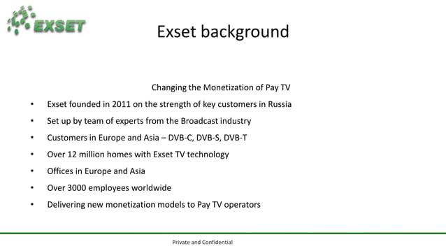 Exset company overview3 | PPT