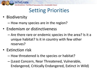 Biodiversity Conservation (In Situ and Ex situ conservation | PPTX