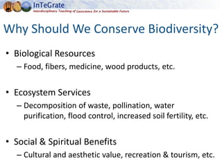 Biodiversity Conservation (In Situ and Ex situ conservation | PPTX