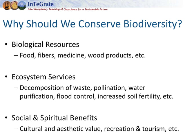 Biodiversity Conservation (In Situ and Ex situ conservation | PPTX ...
