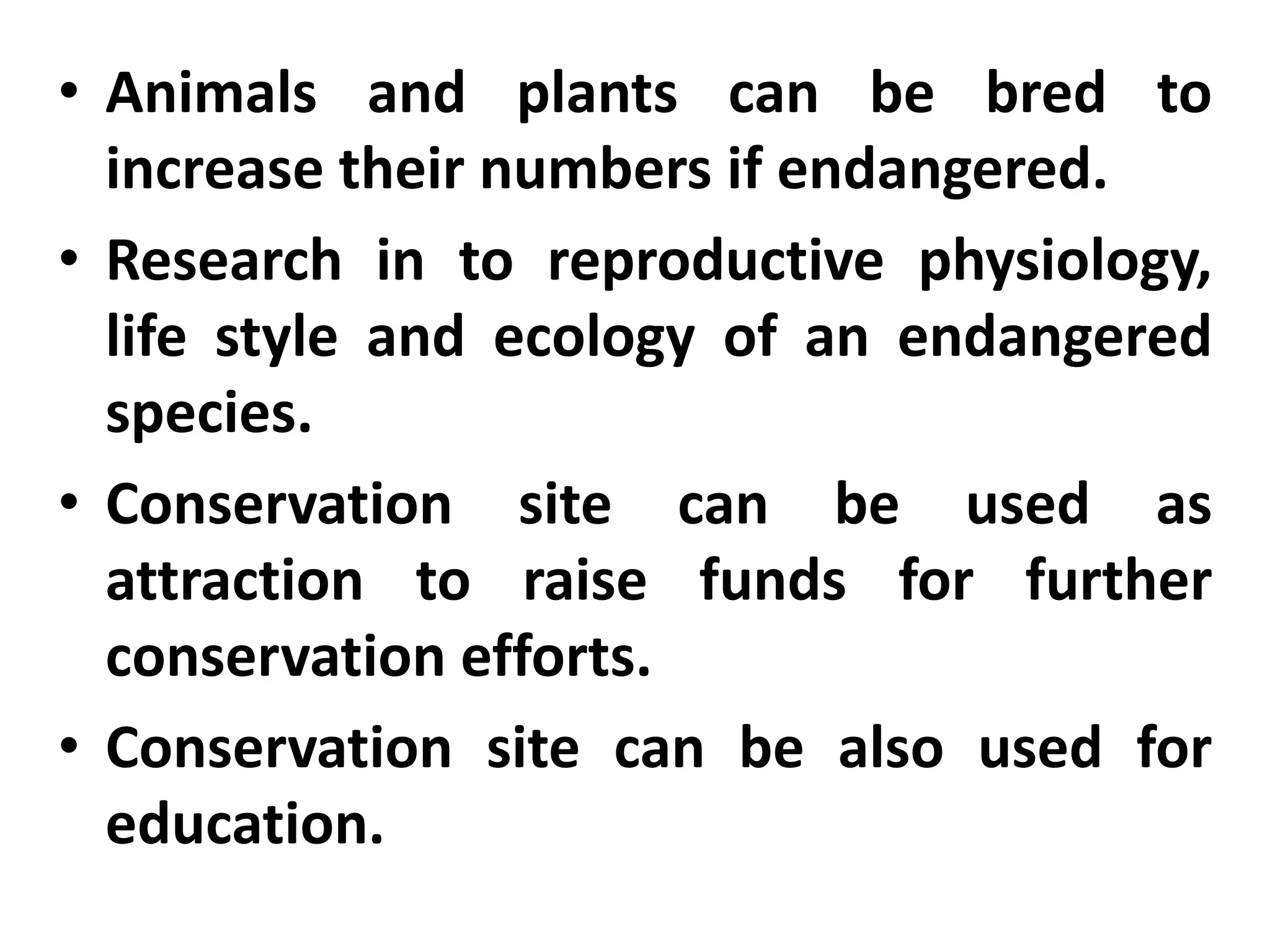 Ex situ conservation | PPTX
