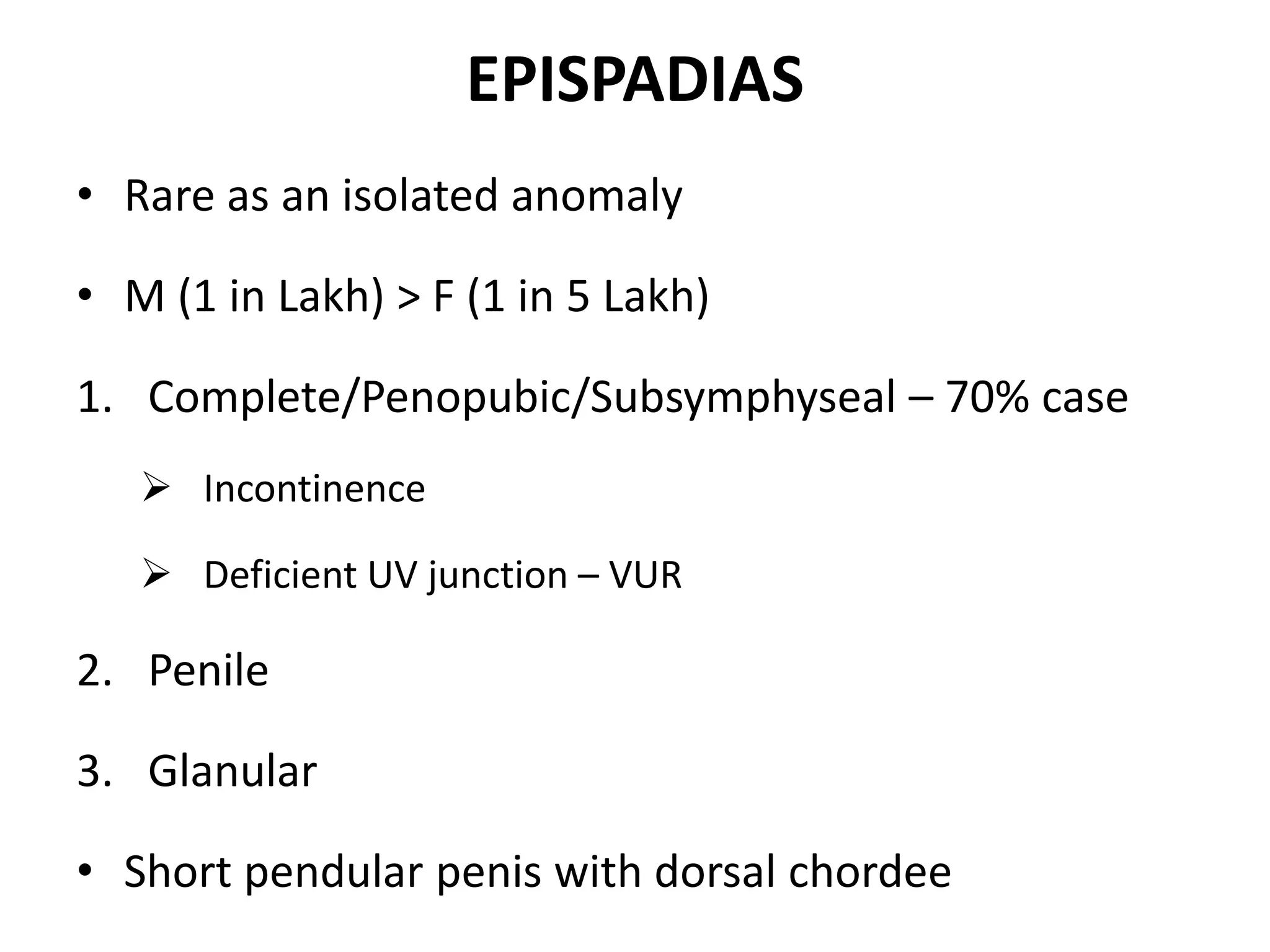 Exstrophy Epispadias complex | PPTX