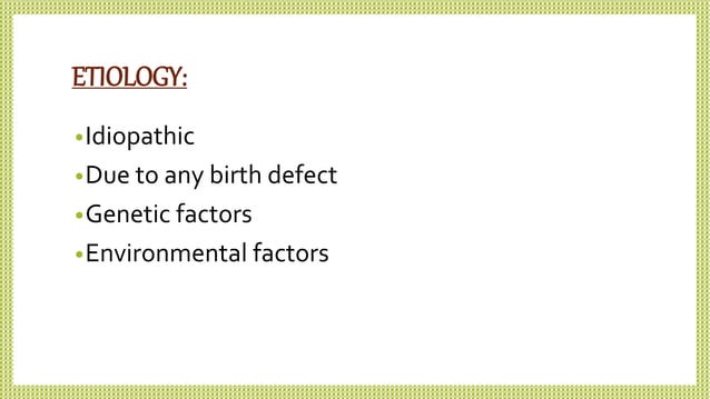Exstrophy of bladder | PPTX