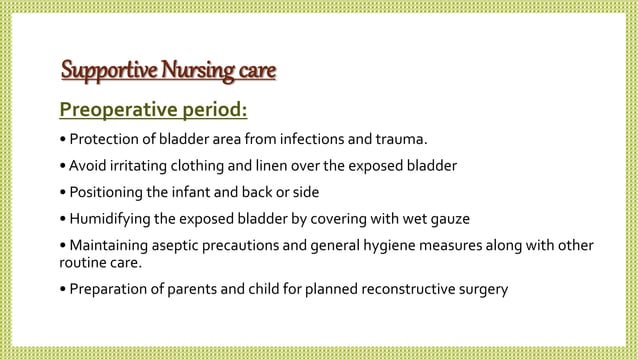 Exstrophy of bladder | PPTX