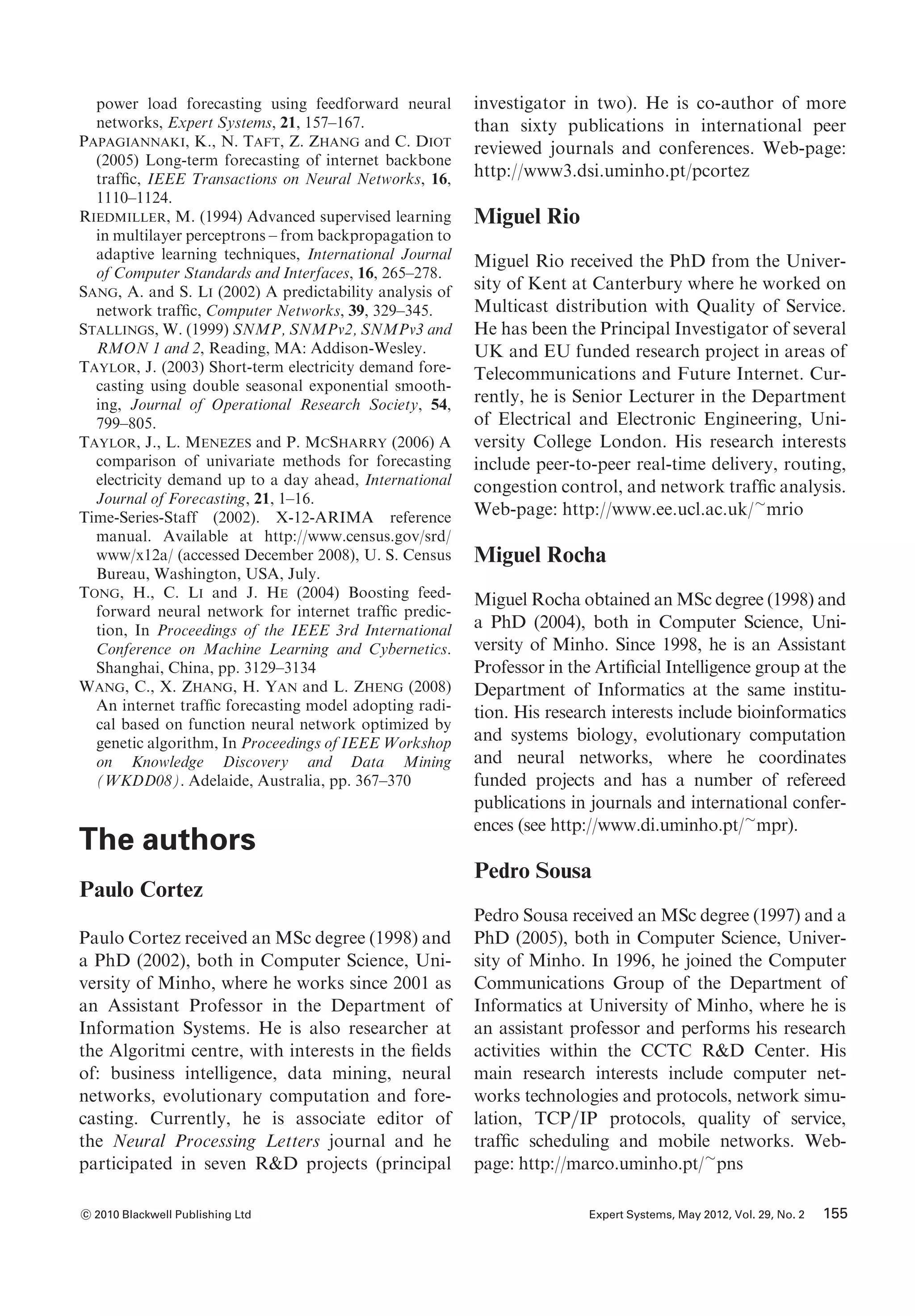 Multi Scale Internet Traffic Forecasting Pdf