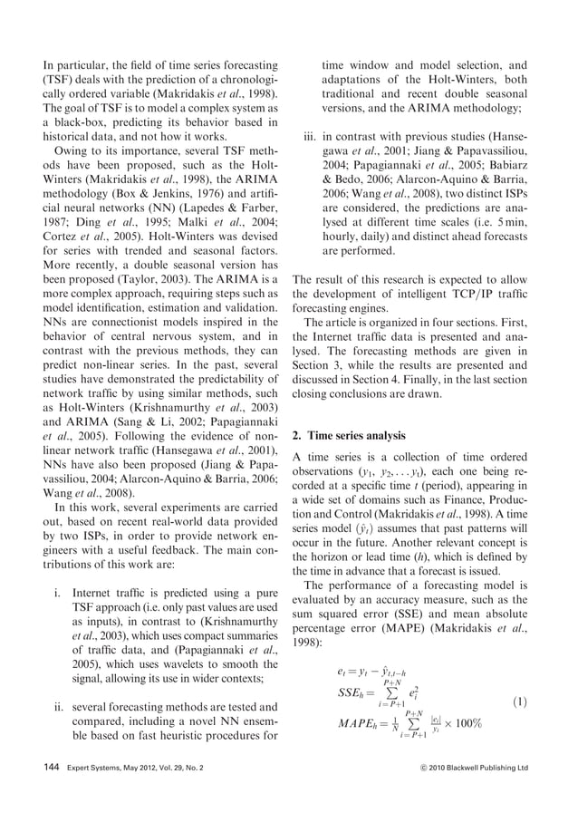 Multi-scale Internet traffic forecasting | PDF