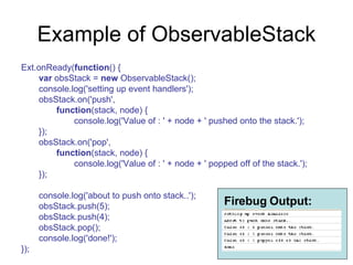 Ext J S Observable | PPT | Programming Languages | Computing