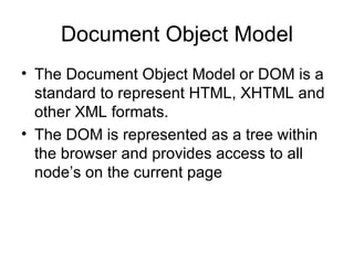 Ext Js Dom Navigation | PPT | Web Design and HTML | Internet