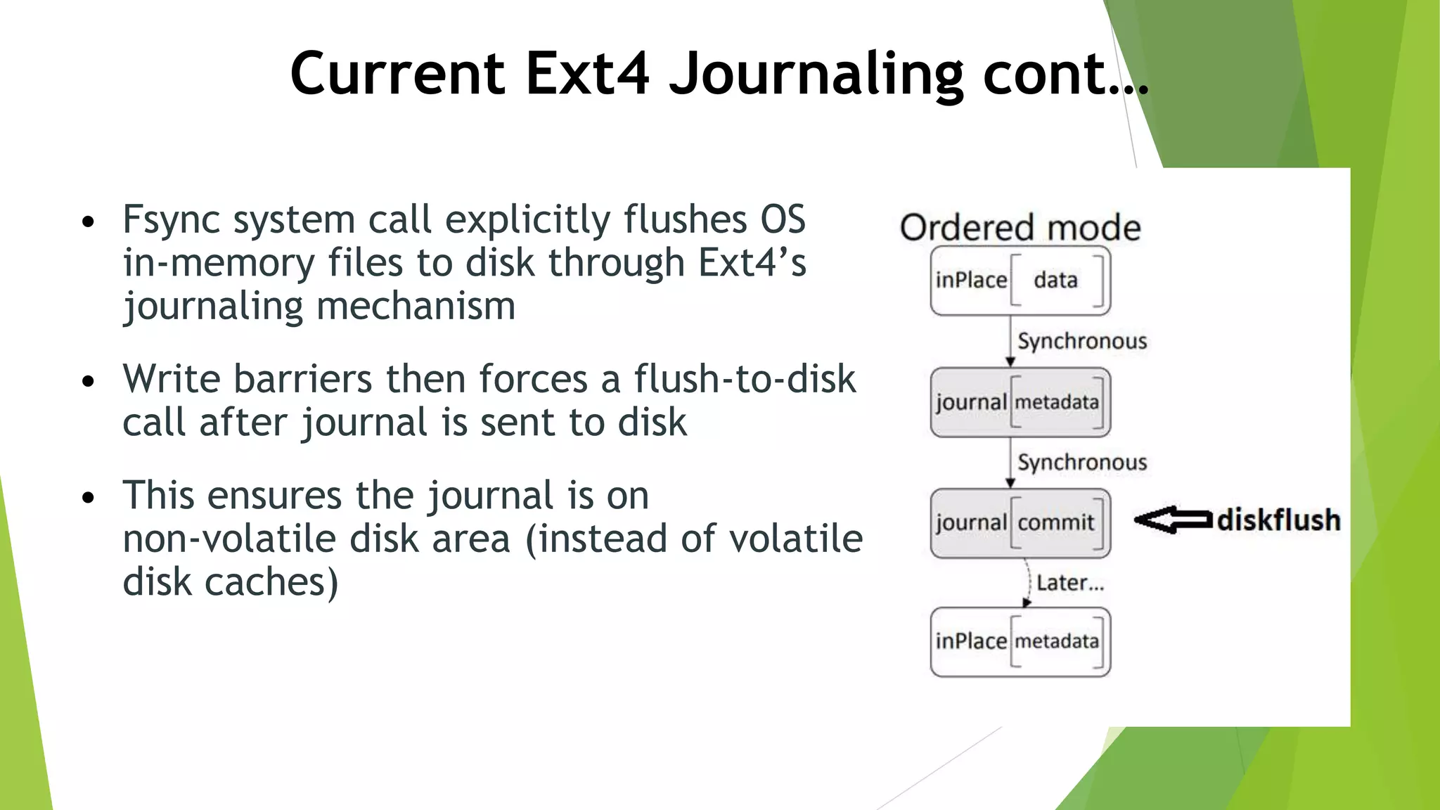 Ext4 write barrier | PPT