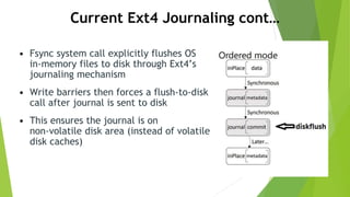 Ext4 write barrier | PPT