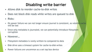 Ext4 write barrier | PPT