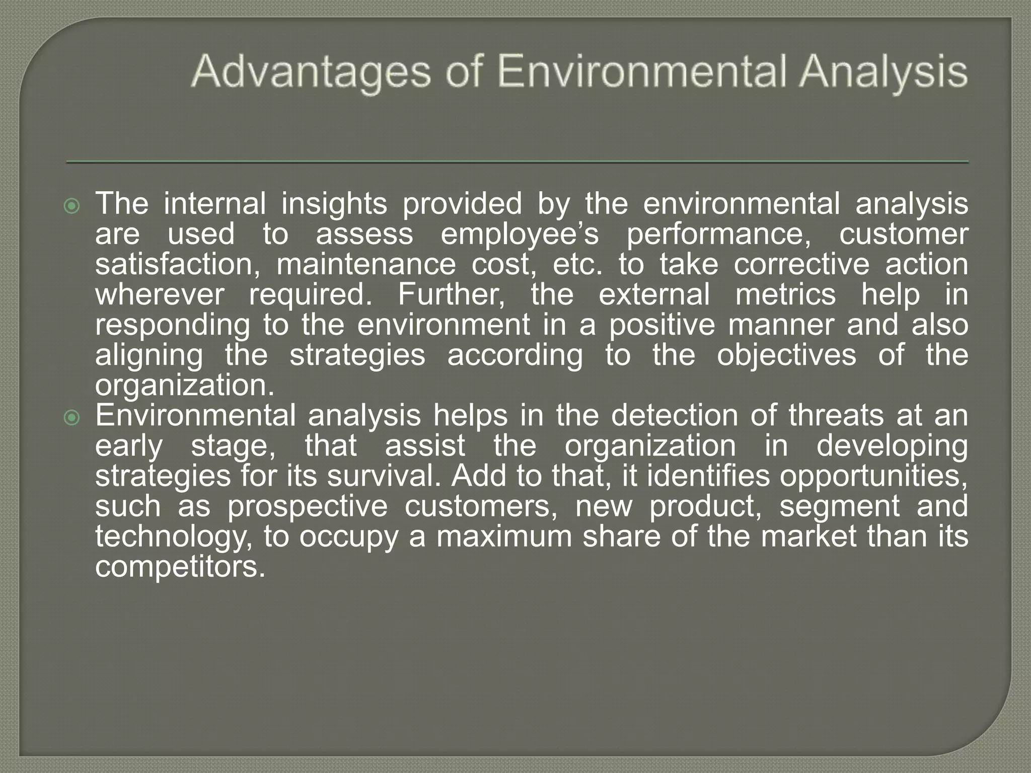 External environmental analysis | PPTX