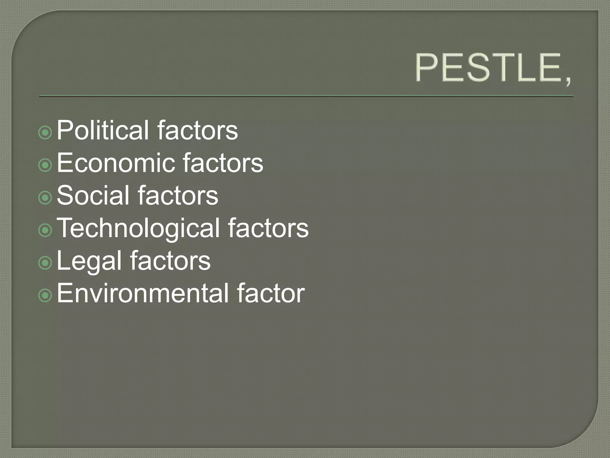 External environmental analysis | PPTX