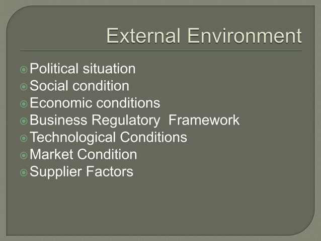 External environmental analysis | PPTX | Environmental Services ...