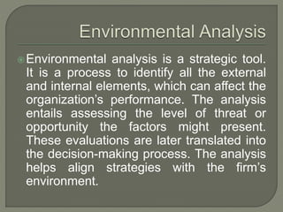External environmental analysis | PPTX