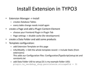 ExtBase workshop | PPT