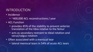 ACL INJURY | PPT
