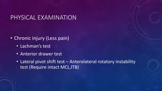ACL INJURY | PPT