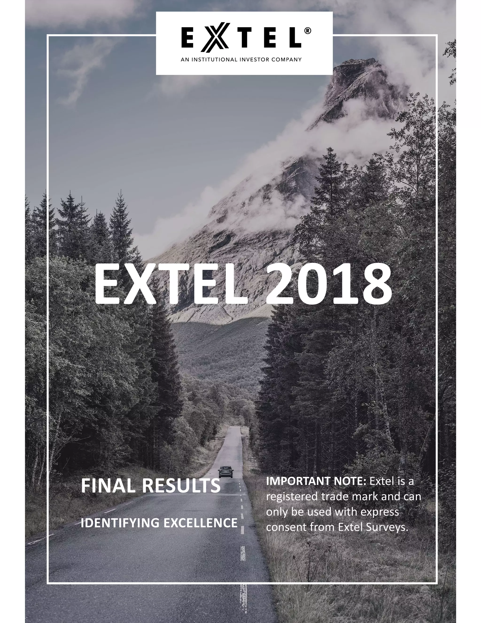 Extel 2018 Awards Document | PDF