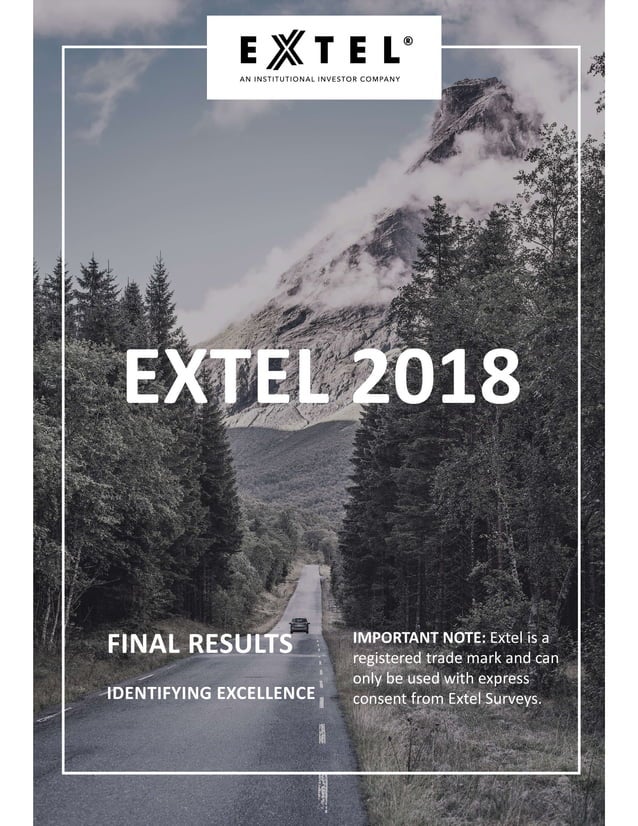 Extel 2018 Awards Document | PDF