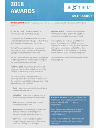 Extel 2018 Awards Document | PDF