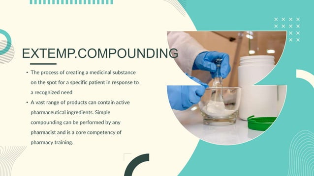 extemporaneous formulations dispensed in Pakistan .pptx