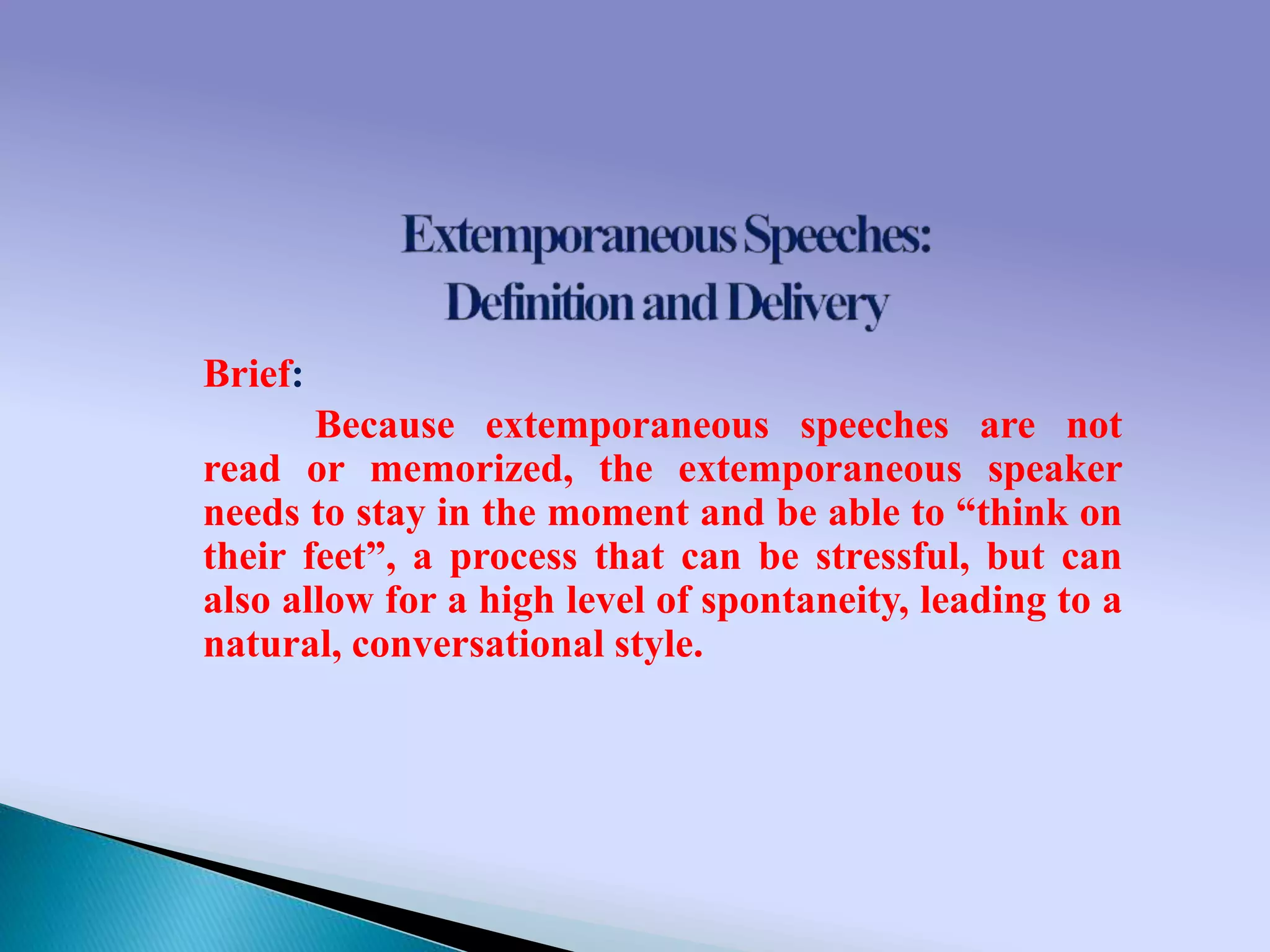 Extemporaneous Speeches, definition and delivery.pptx