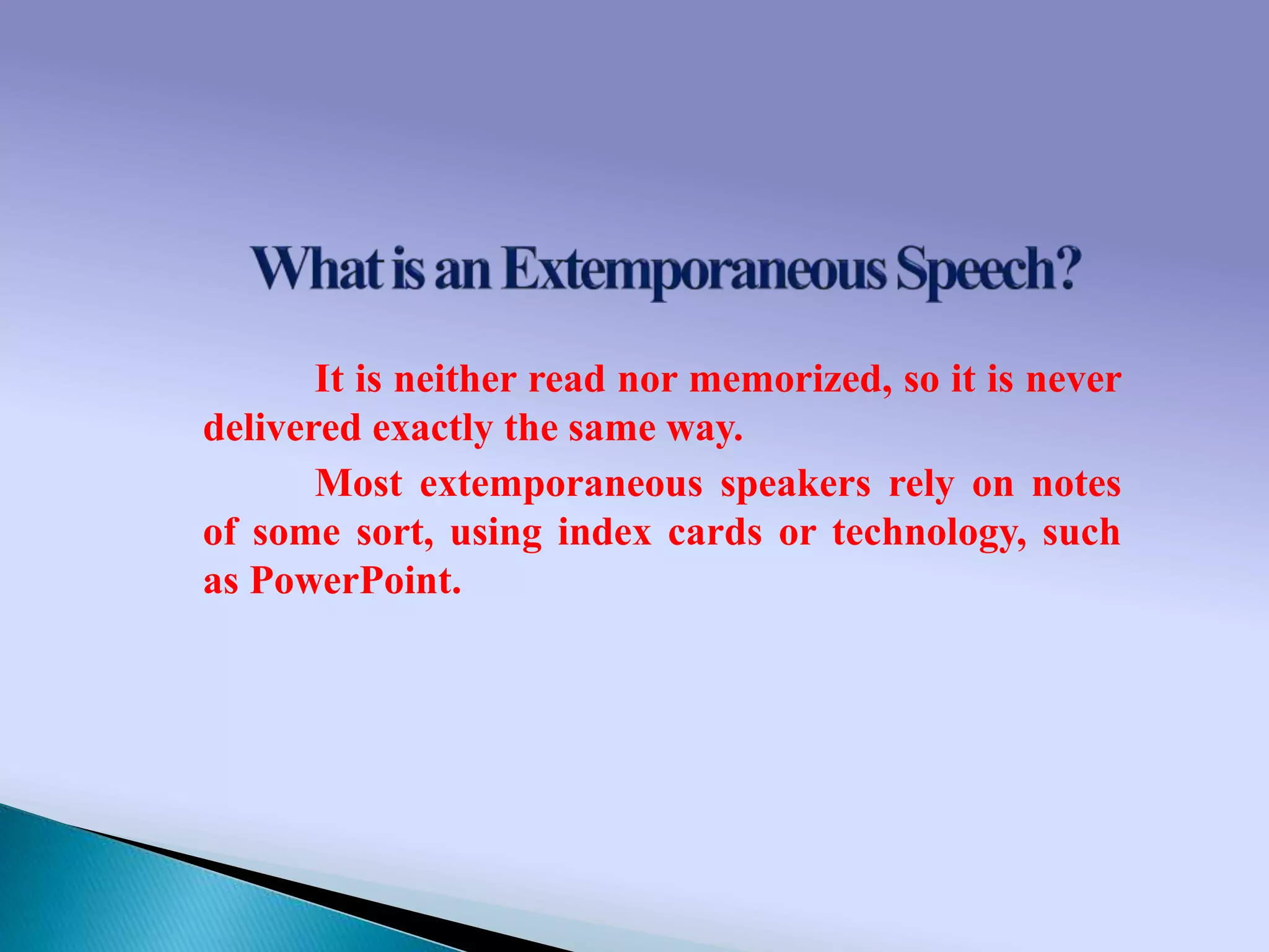 Extemporaneous Speeches, definition and delivery.pptx