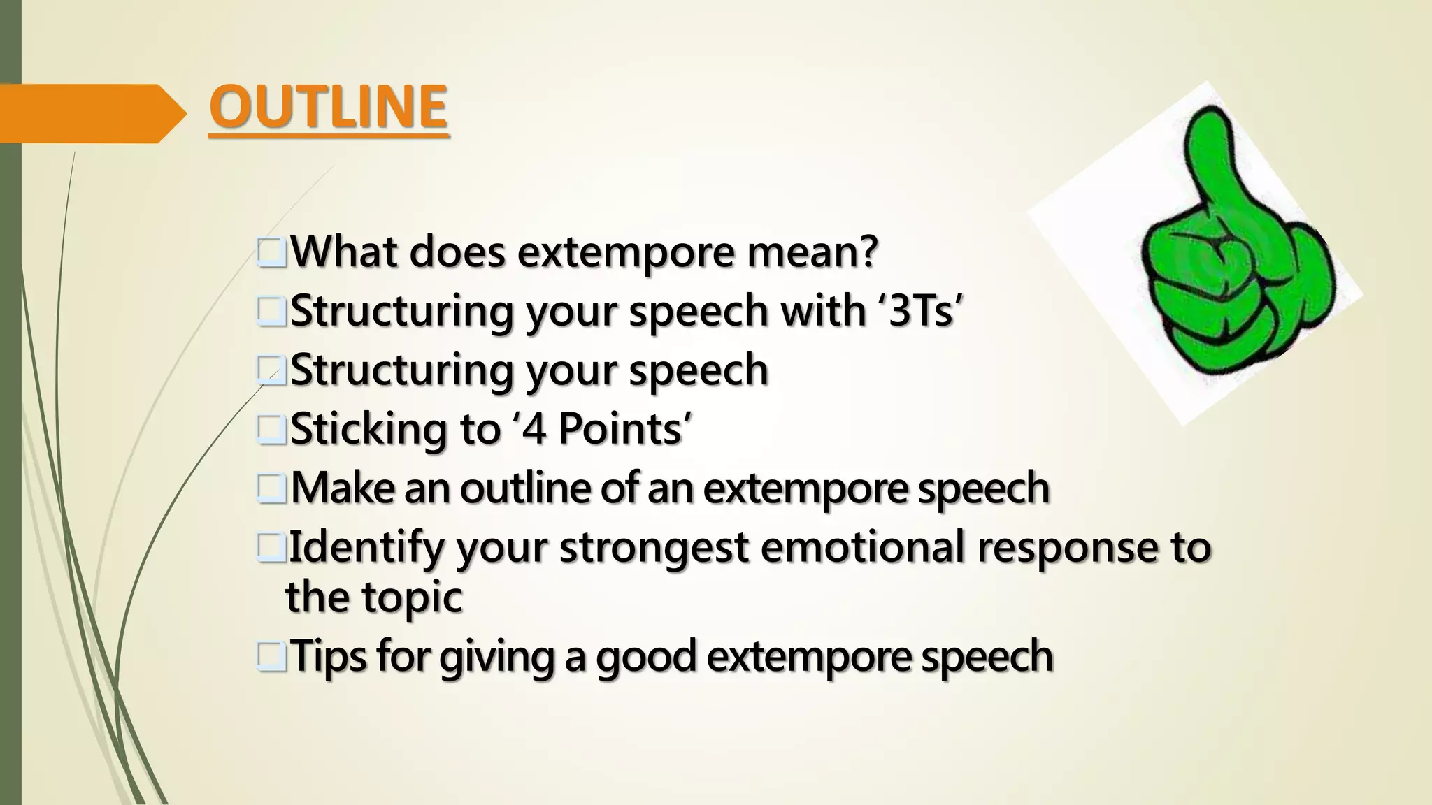 Extempore | PPTX