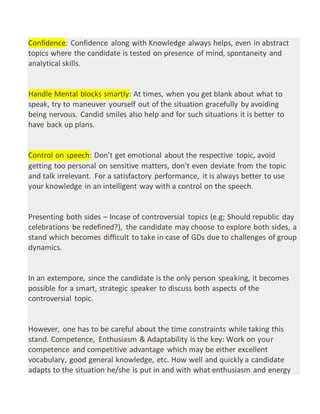 Extempore | DOCX | Education