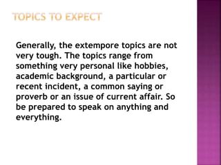 Extempore Speaking: Strategies and Techniques.pptx