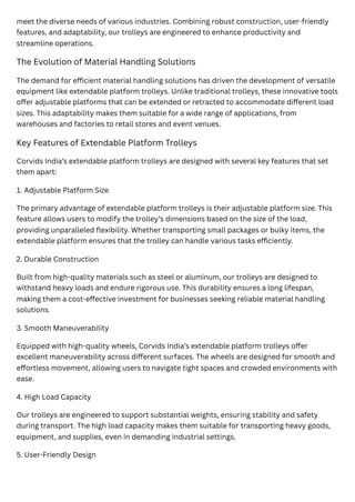 Streamline Your Operations with Corvids India’s Extendable Platform ...