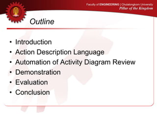 Enhancement of Action Description Language for UML Activity Diagram ...