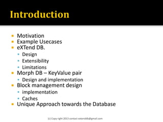 Extend db | PPT