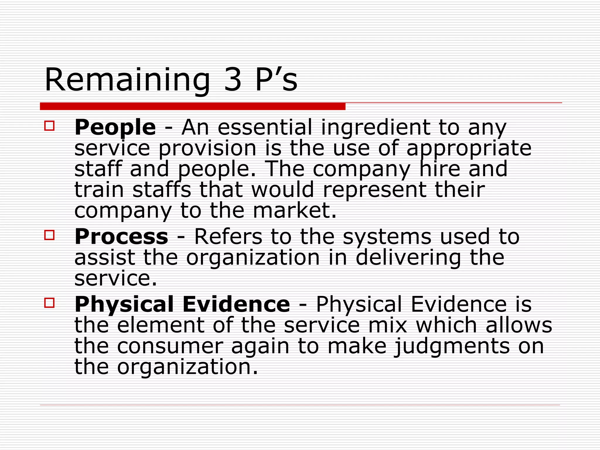 Extended Marketing Mix | PPT