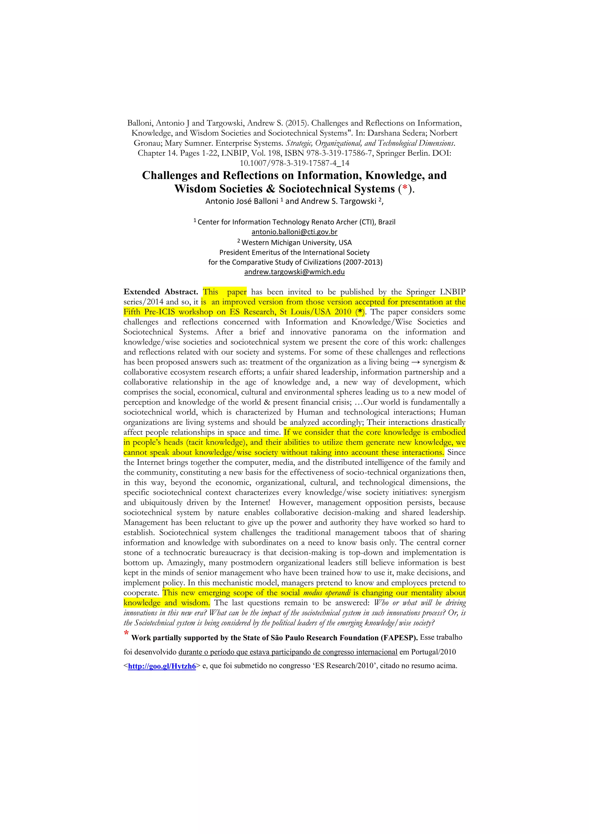 Extended abstract | PDF