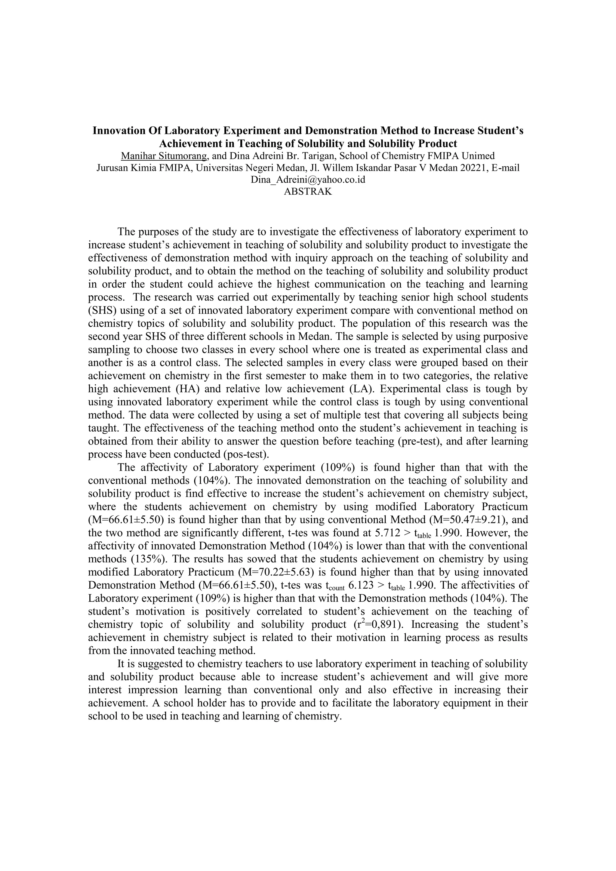 Extended abstrak | PDF