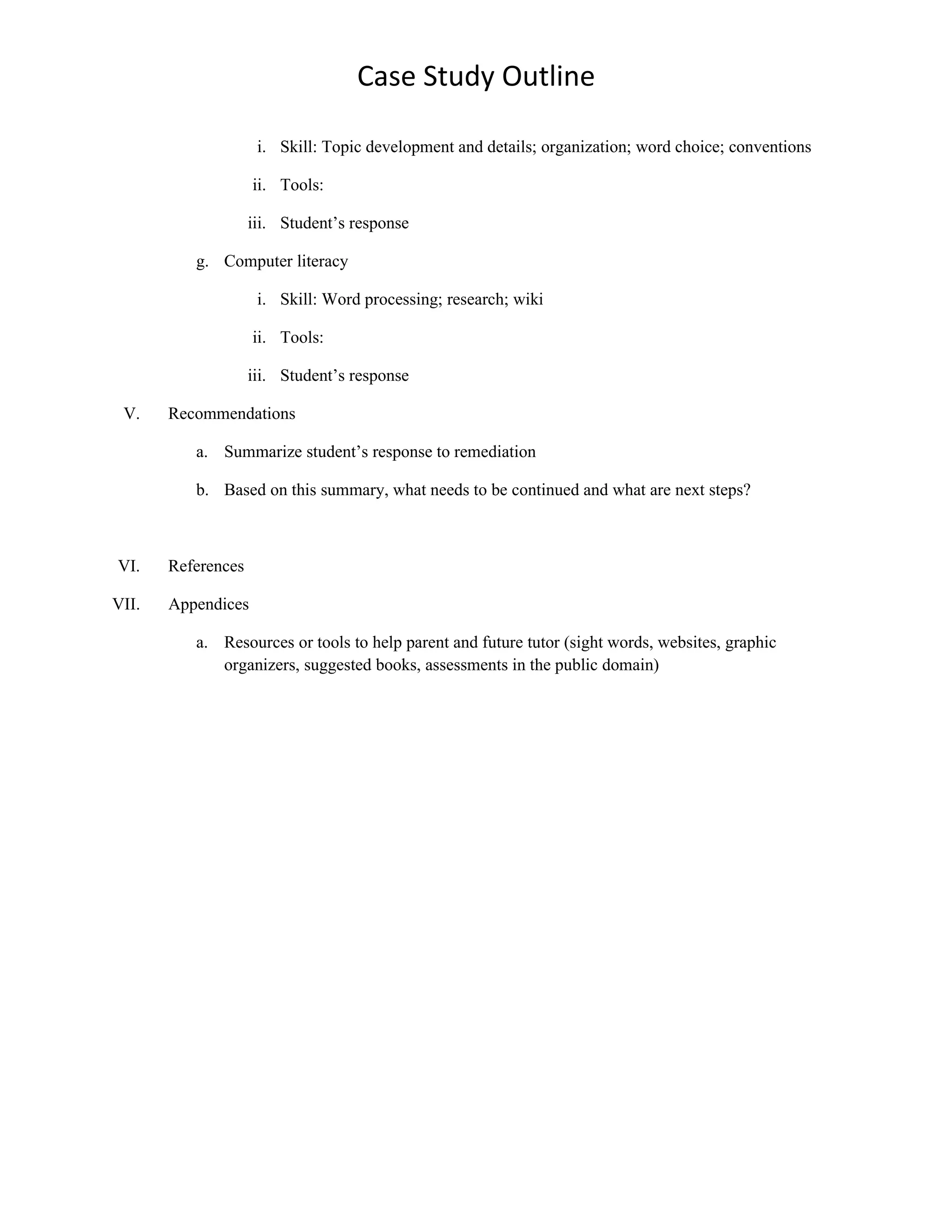 Extended case study outline 97 2 | DOC