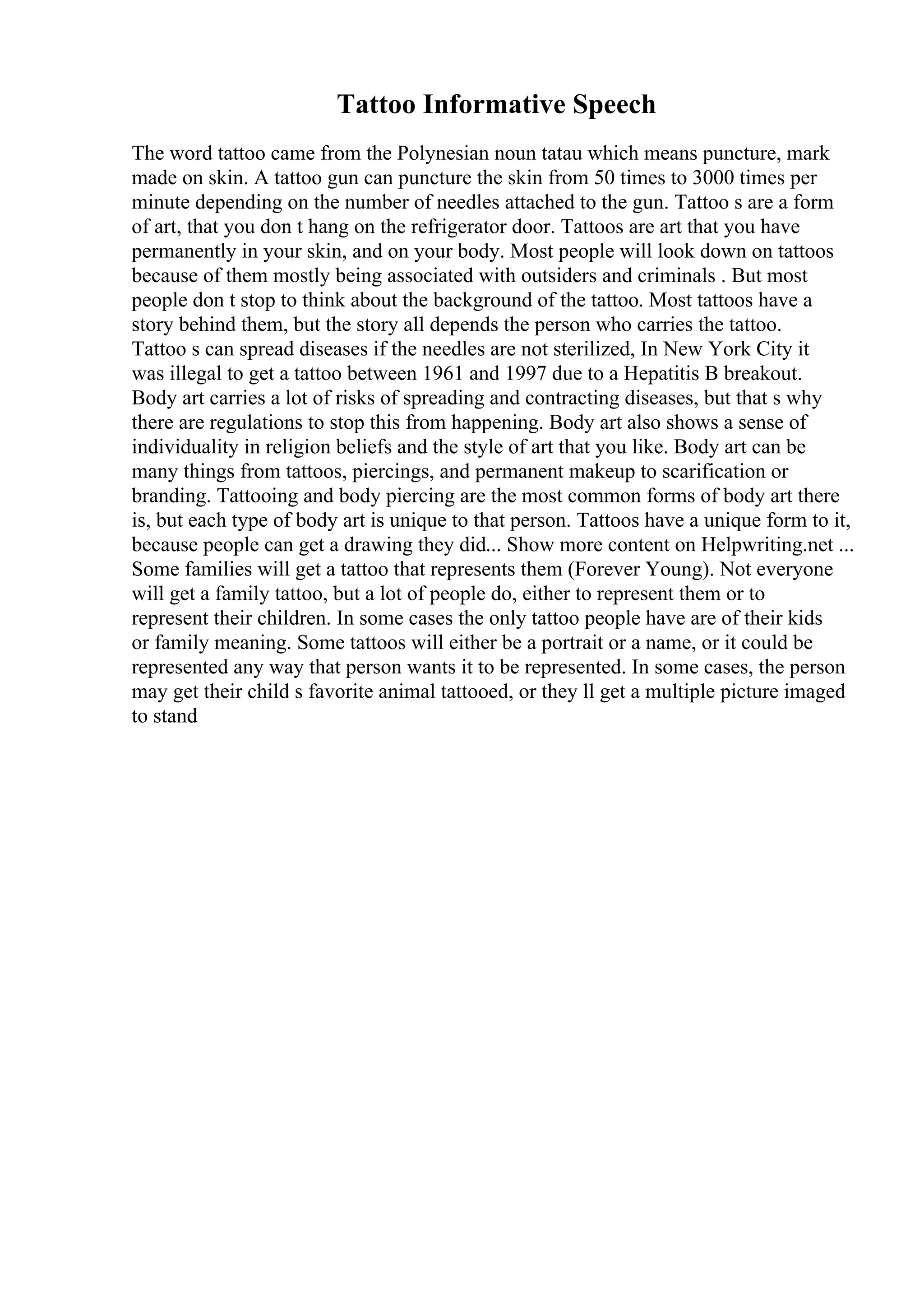 Extended Definition Essay Example | PDF