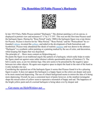 Extended Definition Essay