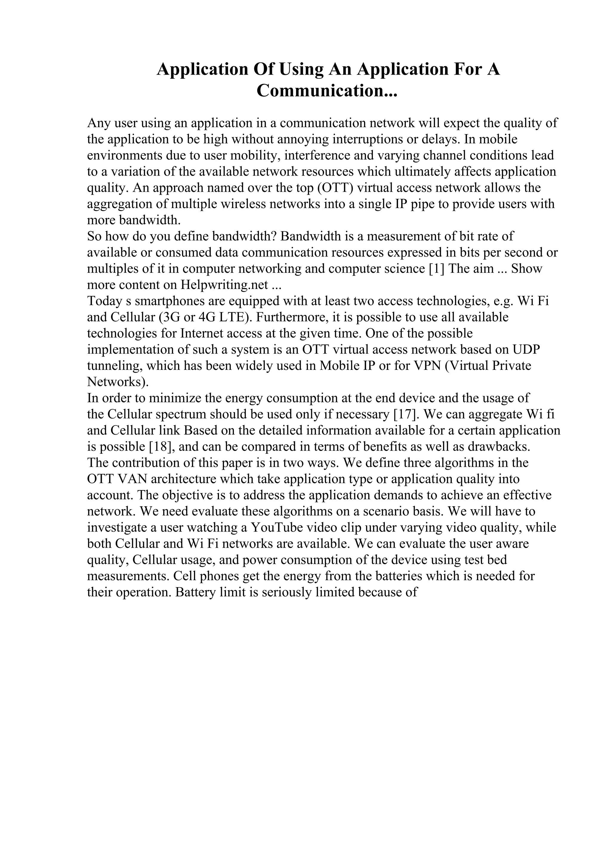 Extended Definition Essay Examples | PDF