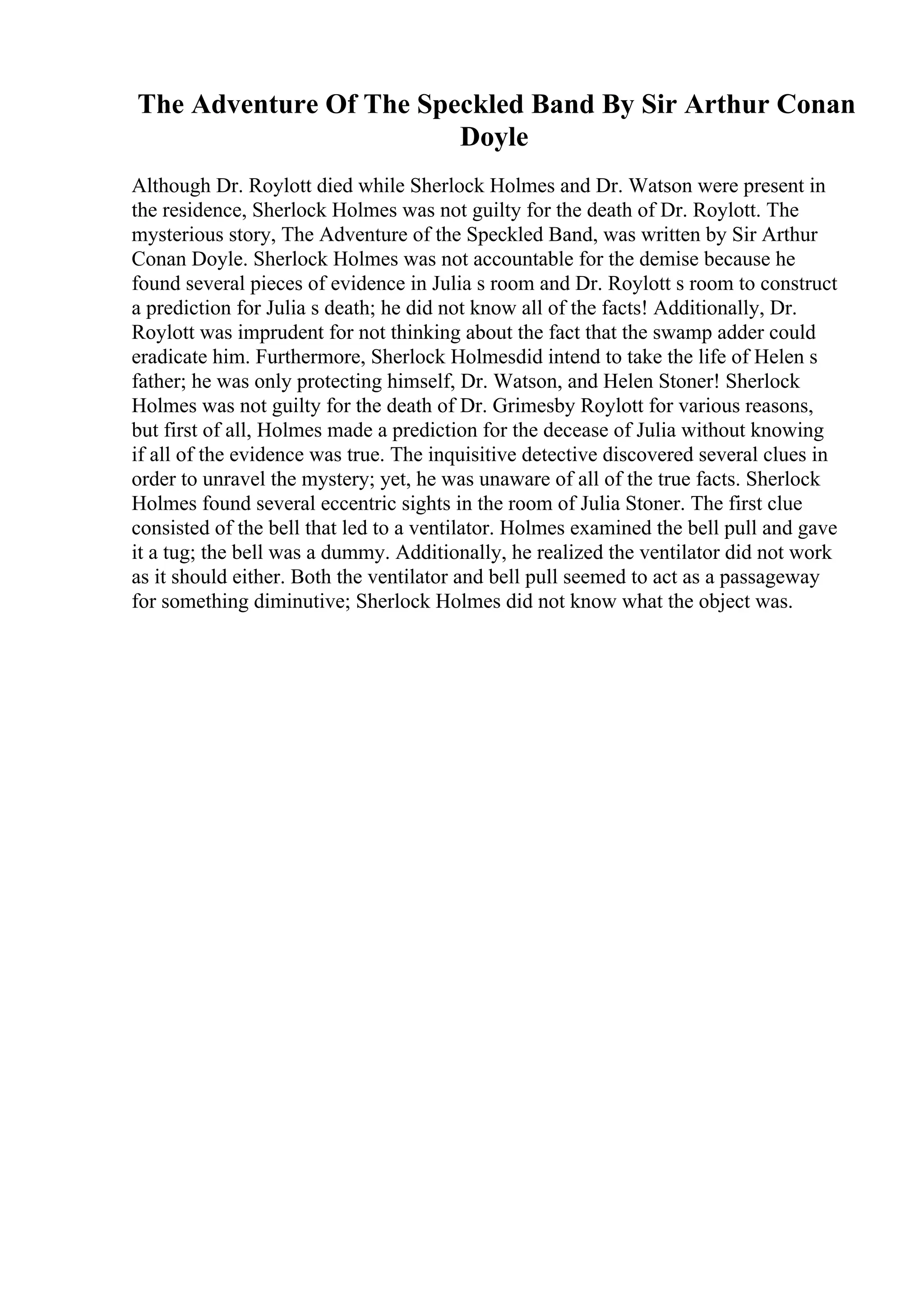 Extended Definition Essay Examples | PDF