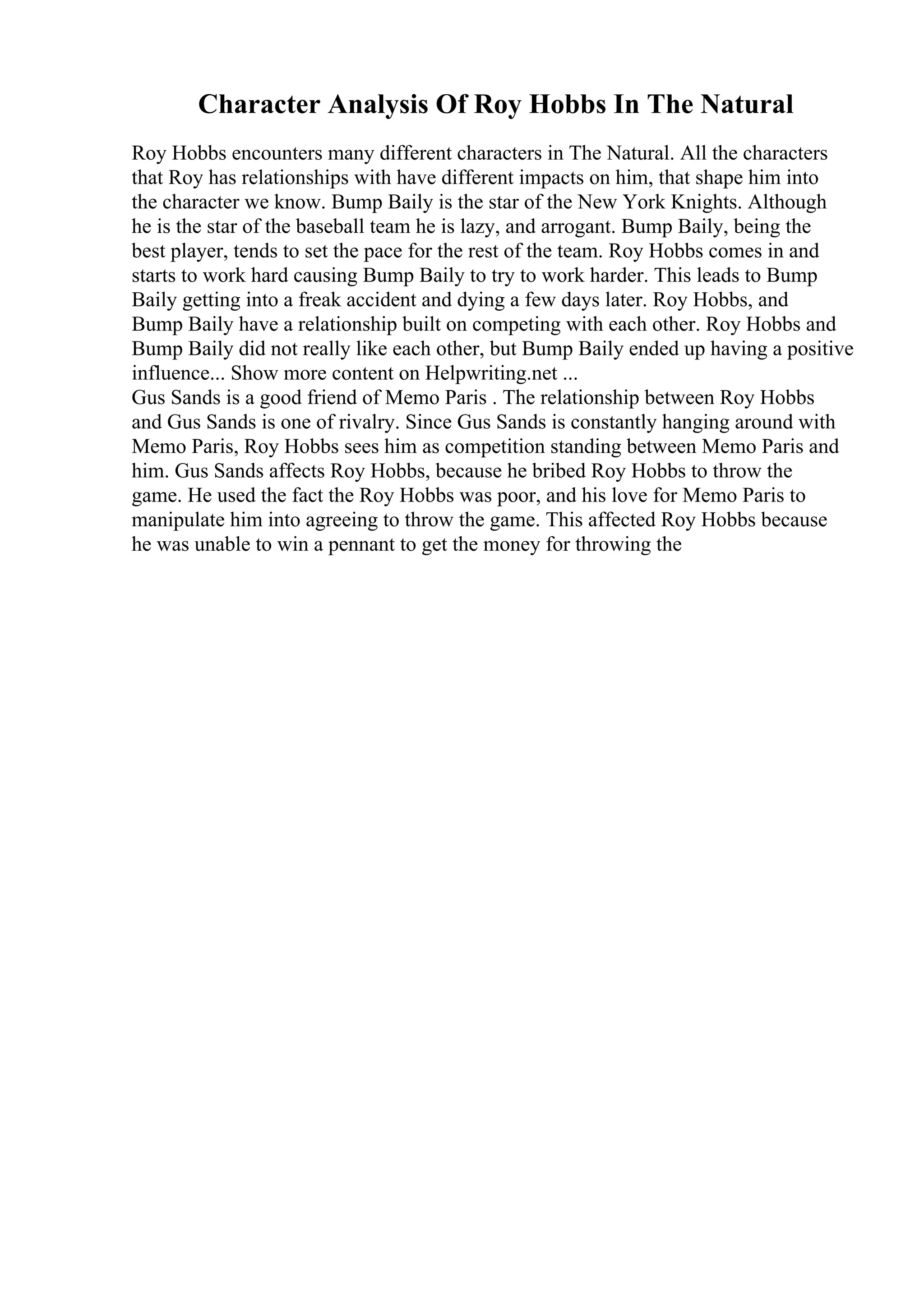 Extended Definition Essay Examples | PDF