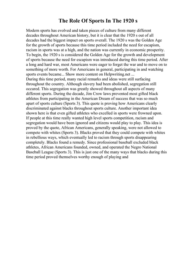 Extended Definition Essay Examples | PDF