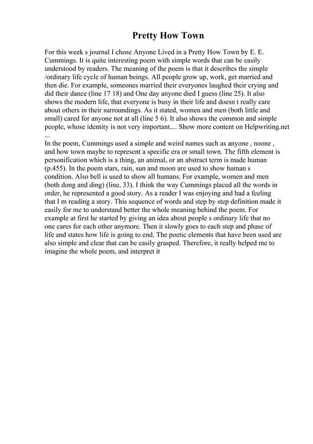 Extended Definition Essay Examples | PDF